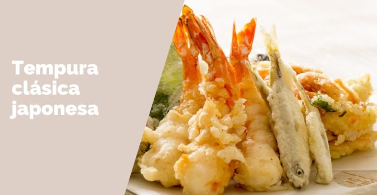 Tempura clásica japonesa, receta sencilla de preparar